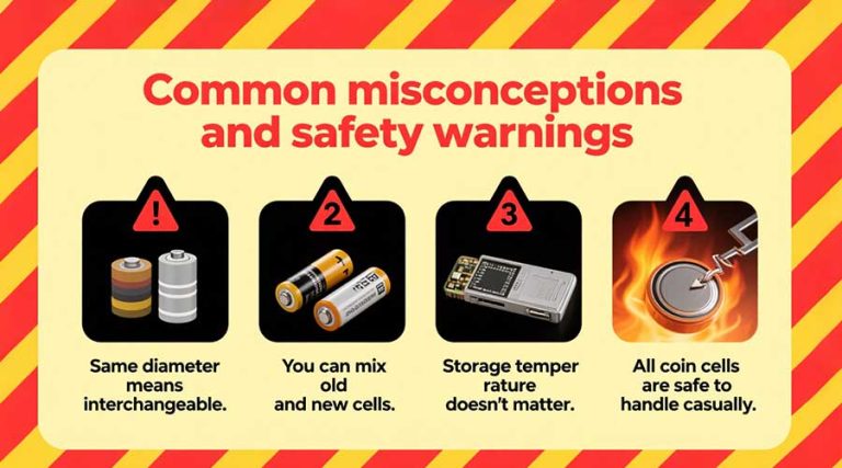most common circle battery